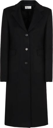 The Row Femme, Manteaux, Noir, Taille: 34 FR Long manteau crois&eacute;