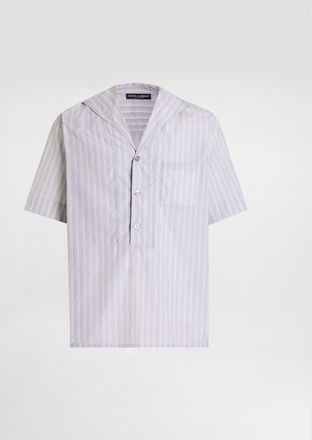 Dolce & Gabbana Striped Cotton Poplin Shirt - Mann Hemden n/d 40