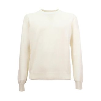Malo Cashmere Rundhals - - Knitwear - Herren - Beige - 3XL