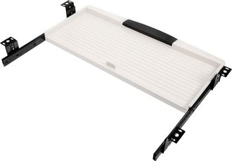 Aboofan Tastaturablage Ausziehbar mit Schublade aus Verschlei&szlig;festem Abs f&uuml;r Schreibtischunterbau Platzsparend Geeignet als Tastatur und Maushalterung f&uuml;rs B&uuml;