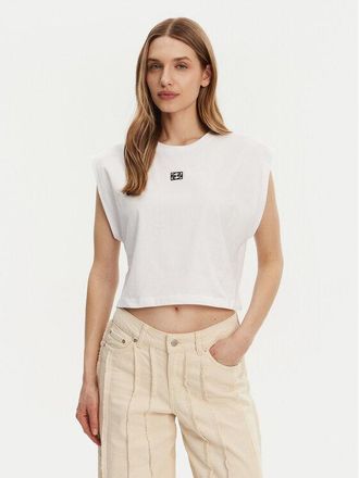 Noisy May T-Shirt Speedy 27033493 Weiß Regular Fit