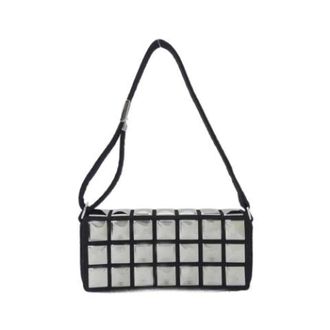 Chanel Pre-owned Vintage Canvas Schultertasche - - Pre-owned - Damen - Schwarzk - ONE SIZE