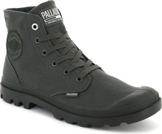 Palladium Schn&uuml;rboots PALLADIUM MONO CHROME, Damen, Gr. 38, olive night, Textil, Schuhe Schn&uuml;rboots, Schn&uuml;rstiefel, Schn&uuml;rstiefelette aus Canvas
