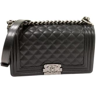 Chanel Pre-owned Leder Schultertasche - - Pre-owned - Damen - Schwarzk - ONE SIZE