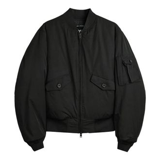 Yohji Yamamoto Nylon Bomberjacke - - Jackets - Damen - Schwarzk - L