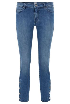 BOSS Damen J21 Irvine Slim Jeans,, per pack Blau (Turquoise/Aqua 446), W31 (Herstellergröße: 31)