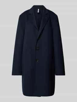 Profuomo Regular Fit Wollmantel mit Reverskragen