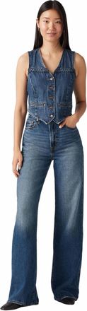 Levi's Damen Ribcage Wide Leg H223 Jeans, Polar Perimiter,25W / 32L