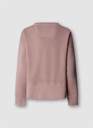 Pepe Jeans London Sweatshirt CINTIA mit breitem Rippb&uuml;ndchen, Rundhals