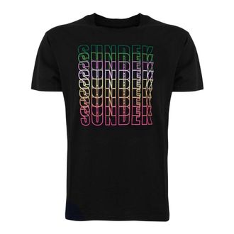 Sundek Rainbow T-shirt - - Tops - Herren - Schwarzk - 2XL