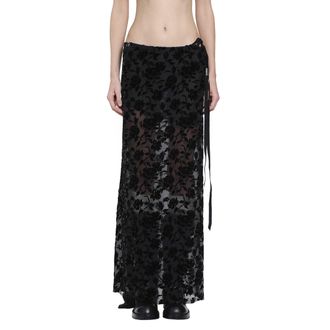 Ann Demeulemeester Eveline Long Bias Skirt