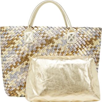 Faina 2-IN-1-Tragetaschen-Set 2-IN-1-Tragetaschen-Set Frauen Goldbraun