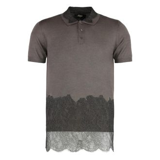 Fendi Polo Shirt - - Tops - Herren - Grau - L