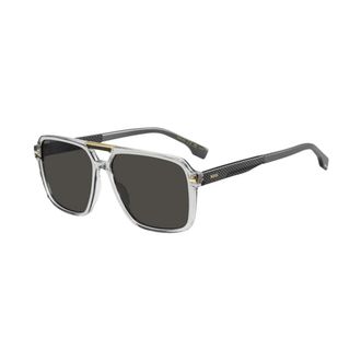 HUGO BOSS Stilvolle Sonnenbrille mit Premium-Qualit&auml;t - - Accessories - Herren - Grau - 59 MM