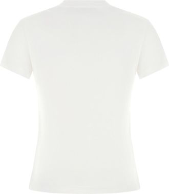 Off-white Logo-Embroidered T-shirt - White