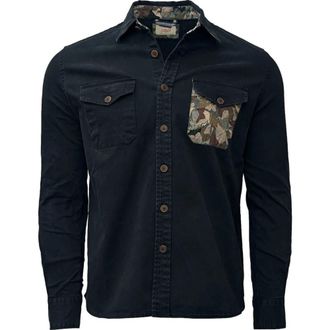 Bob Casual Hemd Hull Blau Schwarz - - Shirts - Herren - Schwarzk - XL