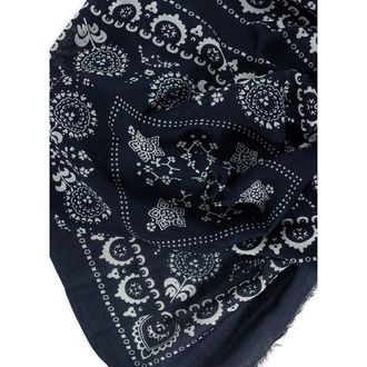 Saison 1865 Foulard imprim&eacute; en coton et laine