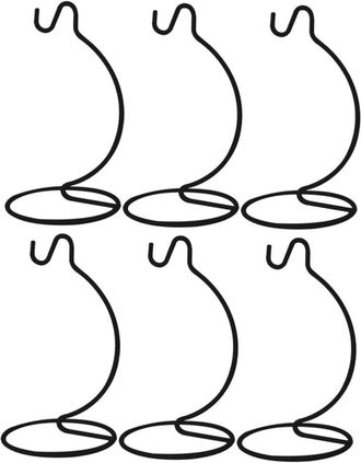 TOPBATHY 6 St&uuml;ck Pflanzenhalter H&auml;ngend f&uuml;r Glas Terrarium &Oslash;xcm Stabiler Luftpflanzenst&auml;nder Dekohalter F&uuml;r Zimmerpflanzen Wohnzimmer Schreibtisch