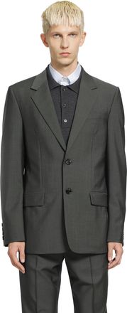 Valentino Single-Breasted Wool Jacket