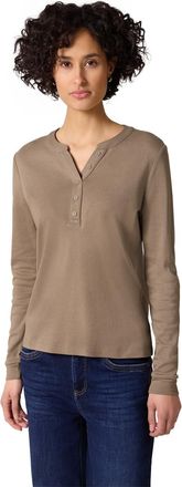 Street One Shirt in Unifarbe Light Terra Mocha 38