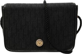 Dior Sac bandouli&egrave;re en toile Pre-owned - Femme - Pre-owned - Noir - Taille: ONE Size