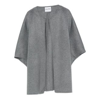 Kujten Kujten - Cape Asi - Femme - Vestes - Gris - Taille: ONE Size