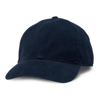 Amazon Essentials Herren Baseballkappe aus gewaschener Baumwolle, Marineblau, Einheitsgr&ouml;&szlig;e