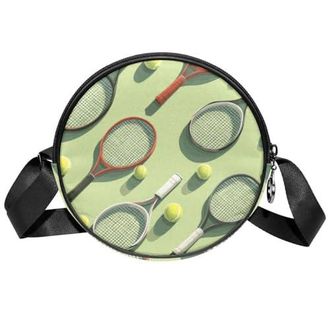 Generic Sac &agrave; bandouli&egrave;re Circle pour femme, sac &agrave; bandouli&egrave;re avec fermeture &eacute;clair et bretelles r&eacute;glables, style d&eacute;contract&eacute;, pour femmes et filles