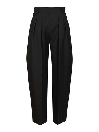Khaite Pantalons D&eacute;contract&eacute;s - Noir