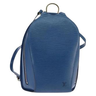 Louis Vuitton Pre-owned Lederrucksack - - Pre-owned - Damen - Blau - ONE SIZE