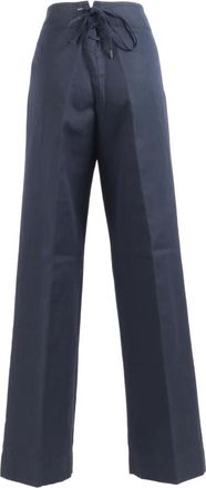 Aspesi Femme, Pantalons, Bleu, Taille: 38 FR Wide Pantalons