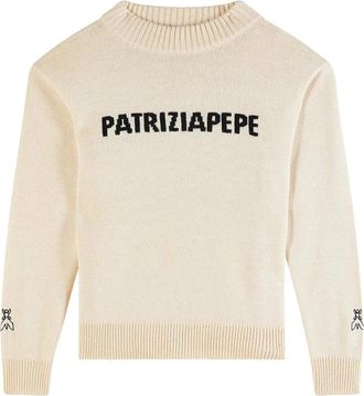 Patrizia Pepe Damen, Strickwaren, Beige, SGr&ouml;&szlig;e