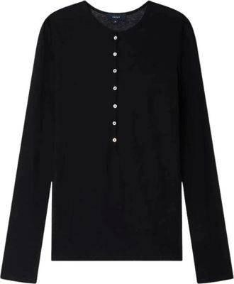 SOEUR Soeur, Femme, Tops, Noir, Taille: 44 FR Isabella Long Sleeve Tee
