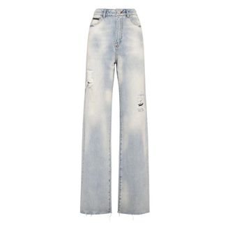 Philipp Plein Wide-Leg Jeans - - Jeans - Damen - Blau - W26
