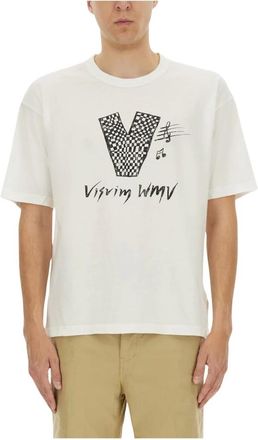 Visvim Homme, Tops, Blanc, Taille: 2XL Jumbo Tee S/S V Crash