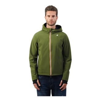K-Way Gr&uuml;ne- schlanke Urban Jacke - - Jackets - Herren - Gr&uuml;n - S