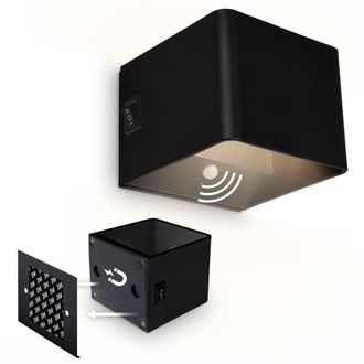 Briloner Sticklights - LED Wandleuchte ohne Stromanschluss und ohne Bohren mit Bewegungsmelder, Akku, magnetisch abnehmbar, Wandlampe zum Kleben, Leselampe, Wo