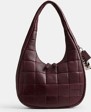 Coach Alter/Ego Schultertasche In Halbmondform Aus Upcrafted Leather Im Schachbrettmuster