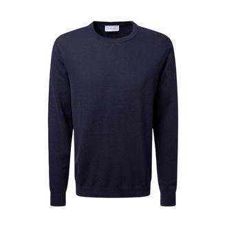Baldessarini Rundhals-Strickpullover - - Knitwear - Herren - Blau - L