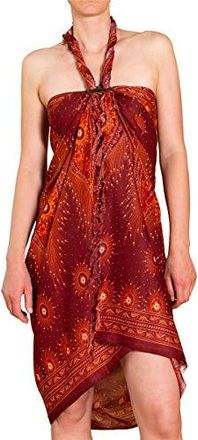 Panasiam Sarong Peacock V24 russet, 250x113cm