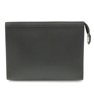 Louis Vuitton unisex, Pre-owned, Noir, Taille: ONE Size Pre-owned Taiga Pochette