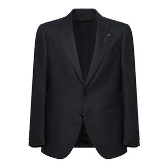 Lardini Wollsakko mit zwei Kn&ouml;pfen - - Suits - Herren - Blau - S