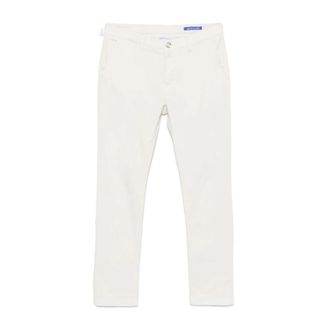 Jacob Cohen Beige Jeans mit Wei&szlig;en Details - - Jeans - Herren - Beige - W31