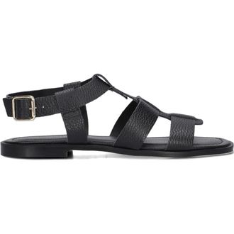 Stefano Lauran Schwarze Sandalen f&uuml;r Stilvolle Sommertage - - Shoes - Damen - Schwarzk - 39 EU