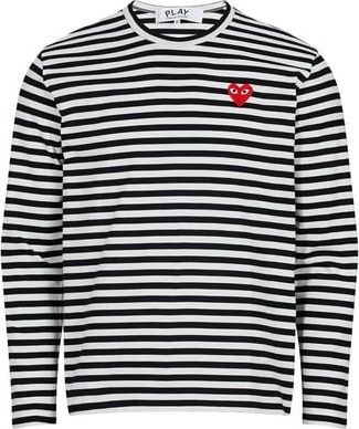 Comme Des Gar&ccedil;ons T-shirt &agrave; rayures en coton