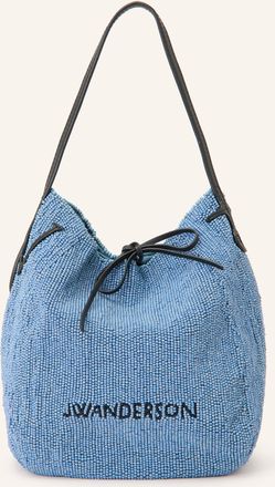 J.W.Anderson Jw Anderson Beuteltasche Bulb Small Mit Schmuckperlen blau