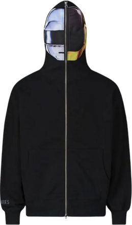 Pleasures Homme, Sweatshirts et sweats &agrave; capuche, Noir, Taille: M Ram Zip Sweat &agrave; capuche