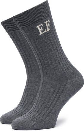 Elisabetta Franchi Lange Socken Elisabetta Franchi CZ-11A-67E2-V90 Grau