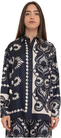 Max Mara Femme, Blouses et Chemises, Multicolore, Taille: 42 FR Wkdlastra Silk blouse