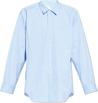 Comme Des Gar&ccedil;ons Homme, Chemises, Bleu, Taille: M Plaid Pattern Shirt